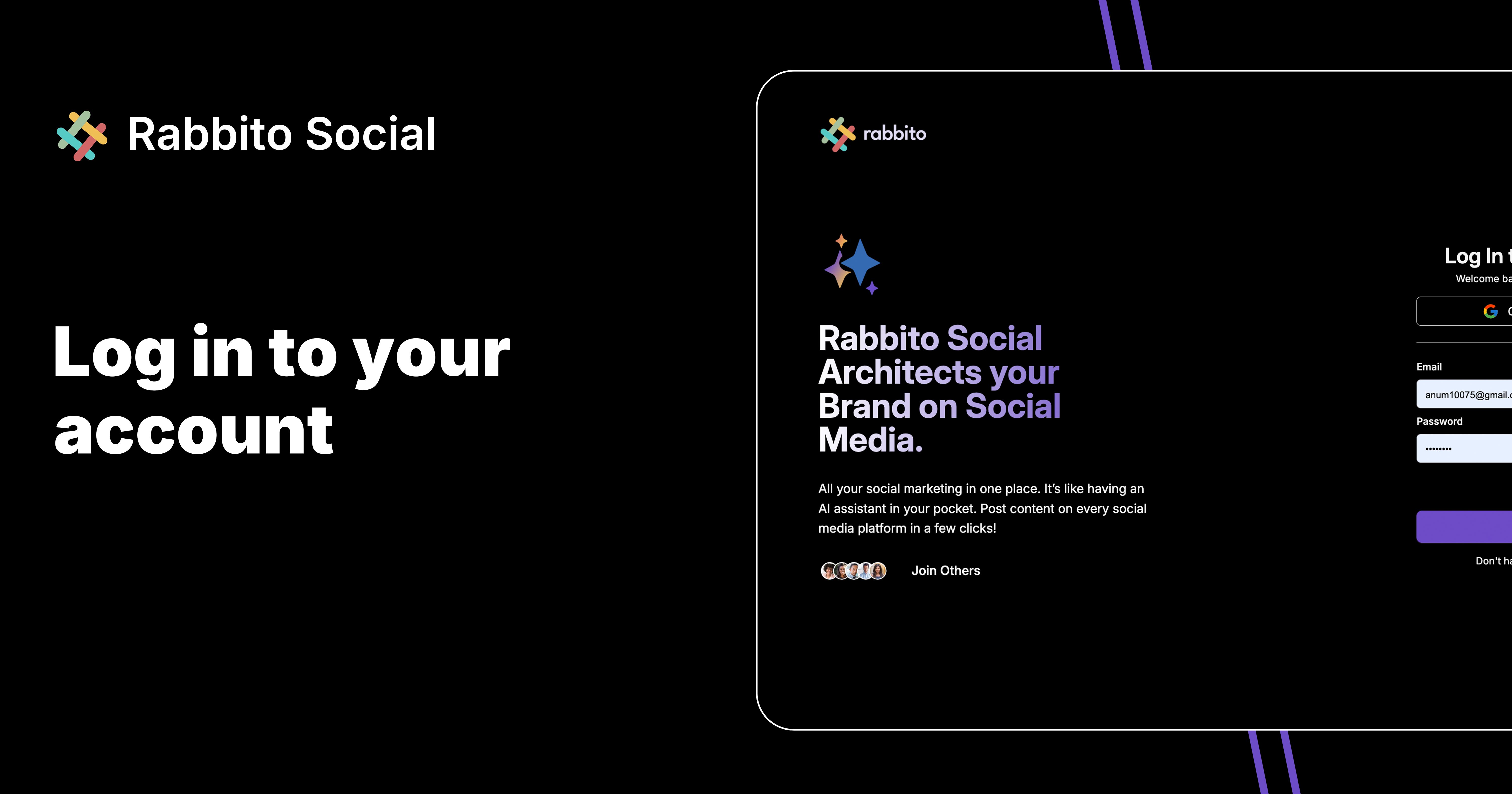 Login | Rabbito Social